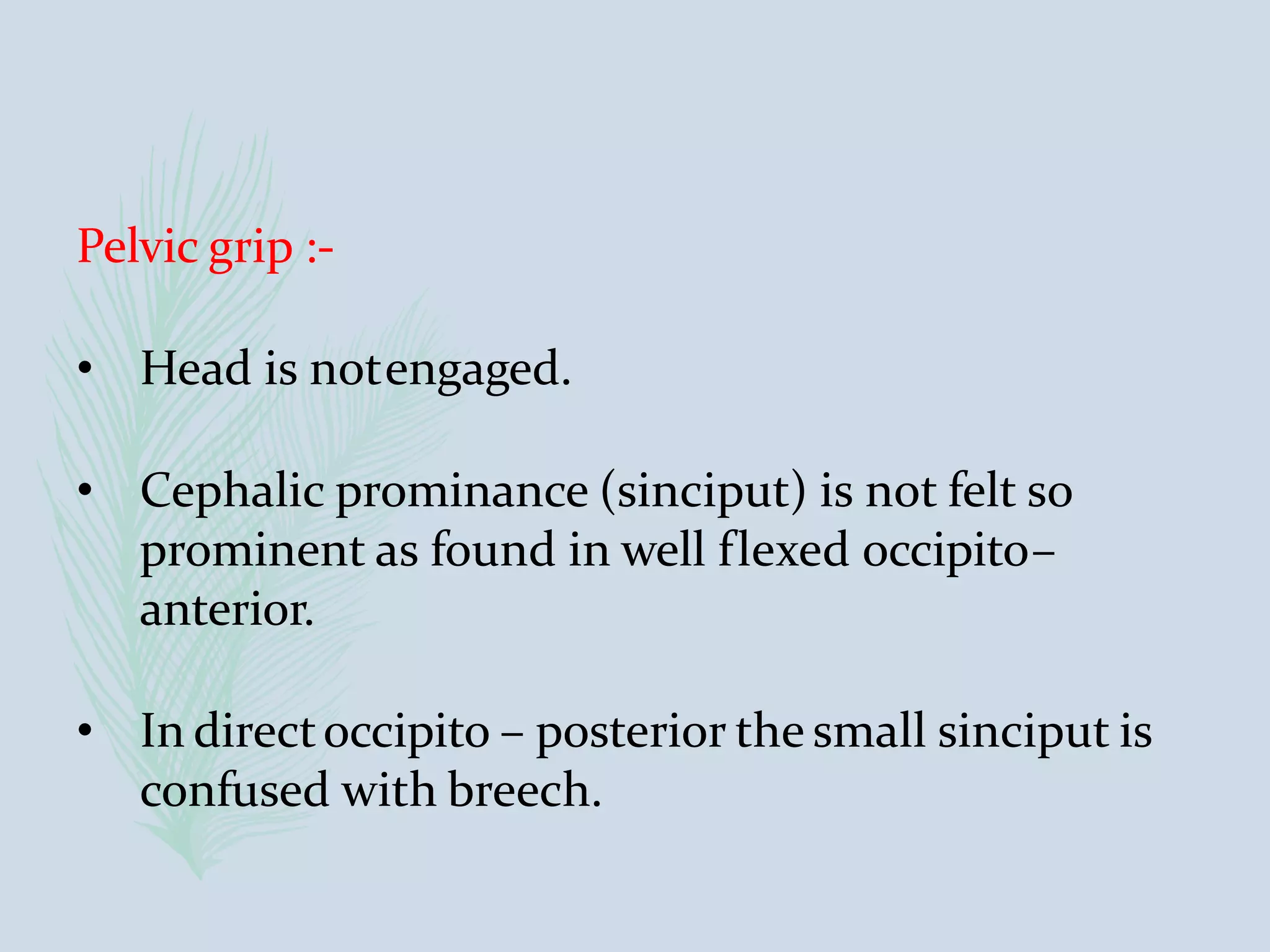 Occipito posterior position | PPTX