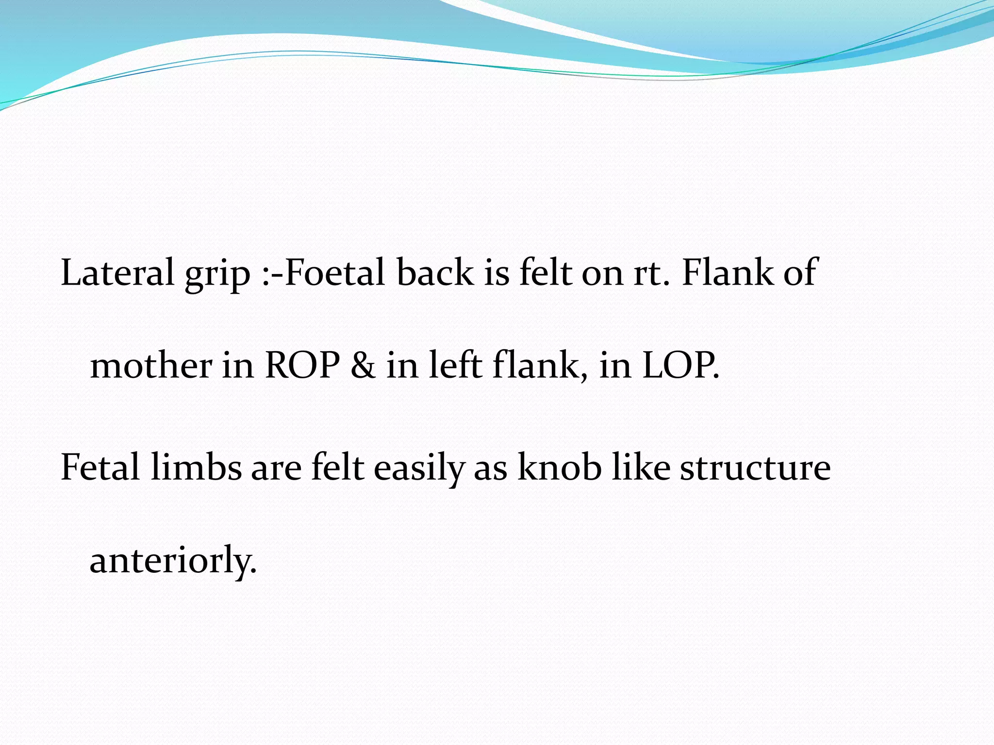 Occipito posterior positition | PPTX
