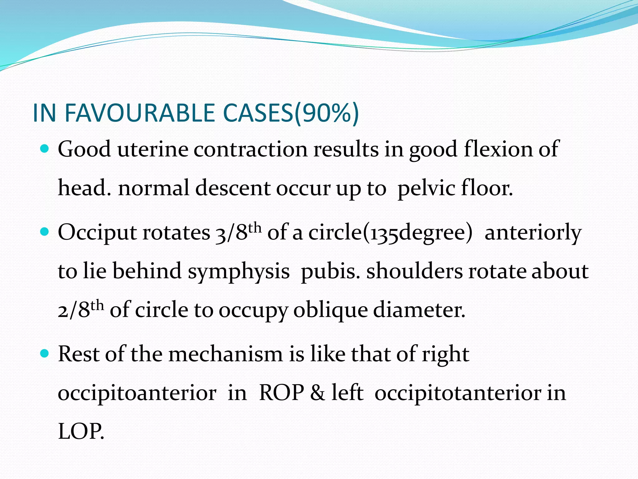 Occipito posterior positition | PPTX