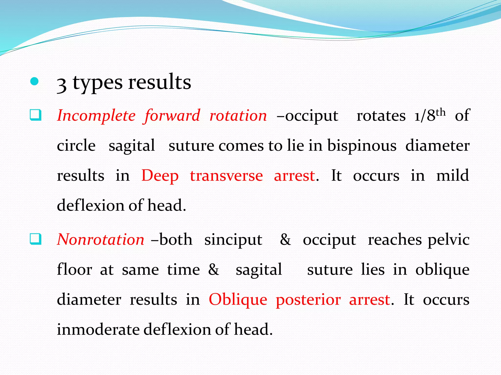 Occipito posterior positition | PPTX
