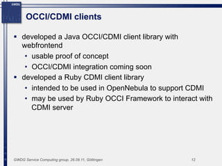 rOCCI : An overview of the Ruby OCCI Framework | PPT