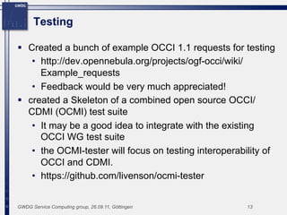 rOCCI : An overview of the Ruby OCCI Framework | PPT