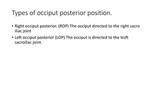 occiput posterior presentation.pptx