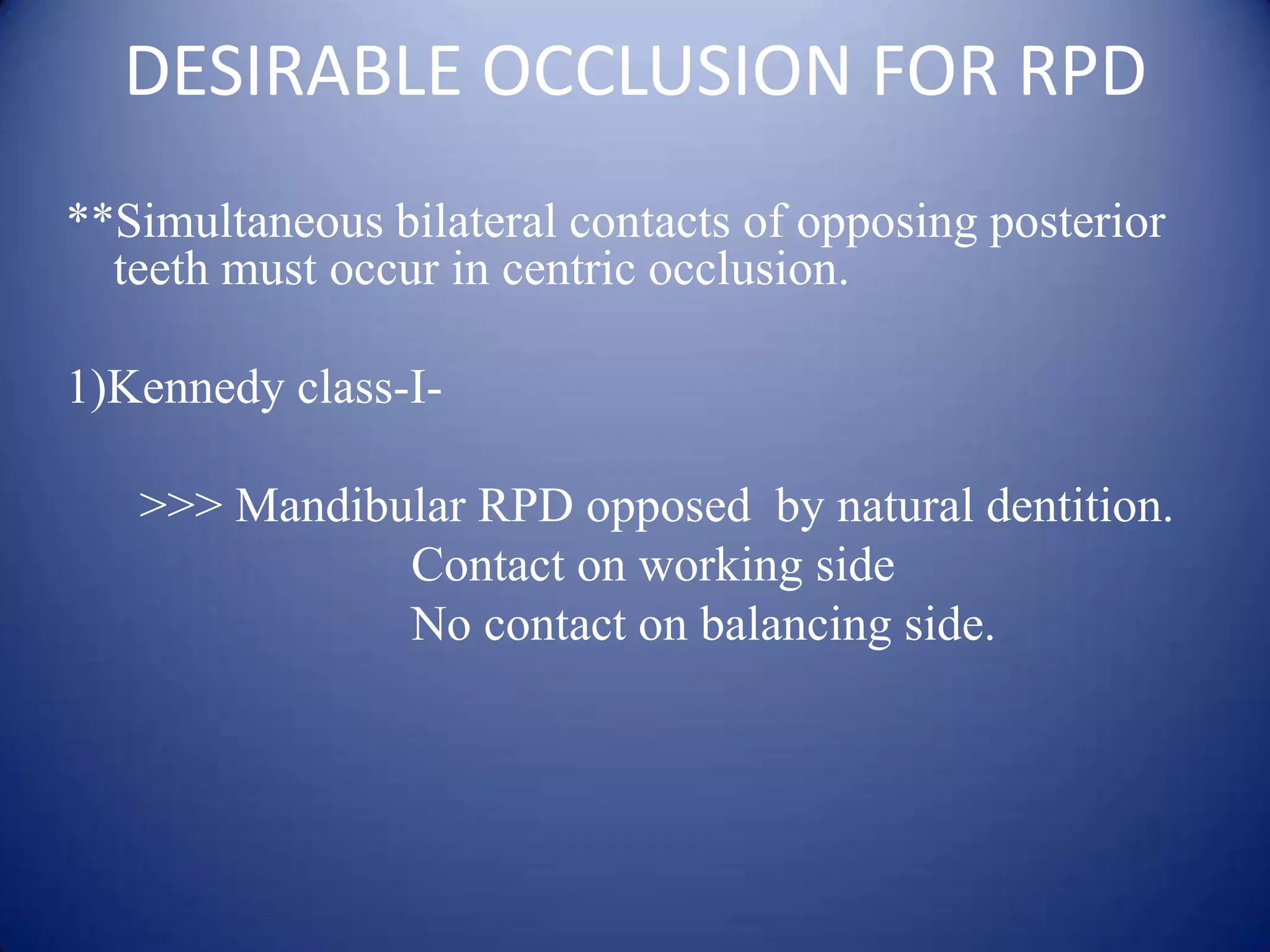 Occluion in prosthodontics | PPTX