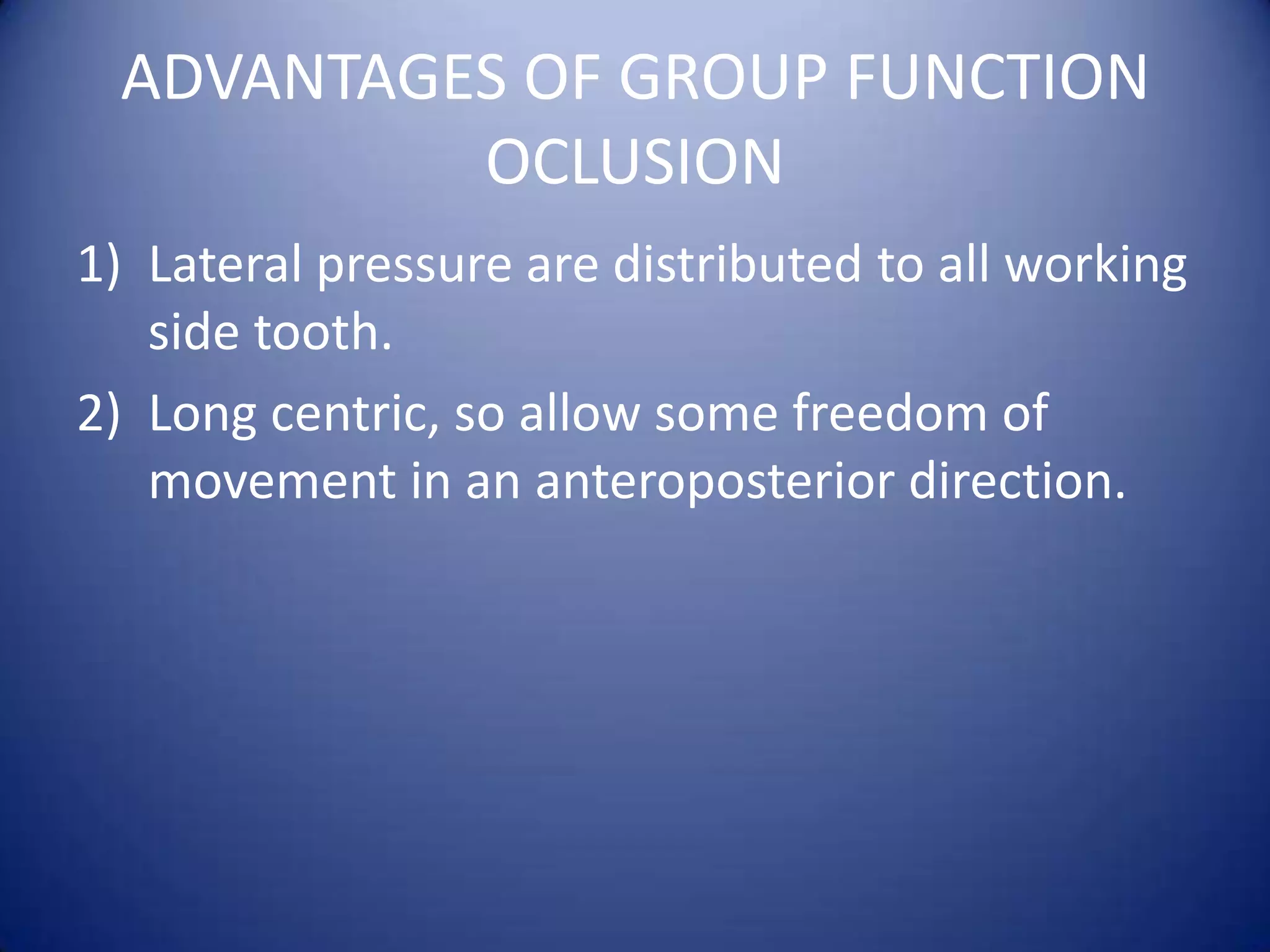 Occluion in prosthodontics | PPTX