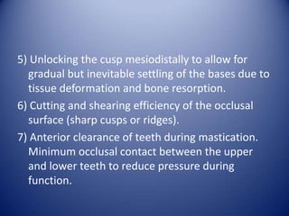 Occluion in prosthodontics | PPTX