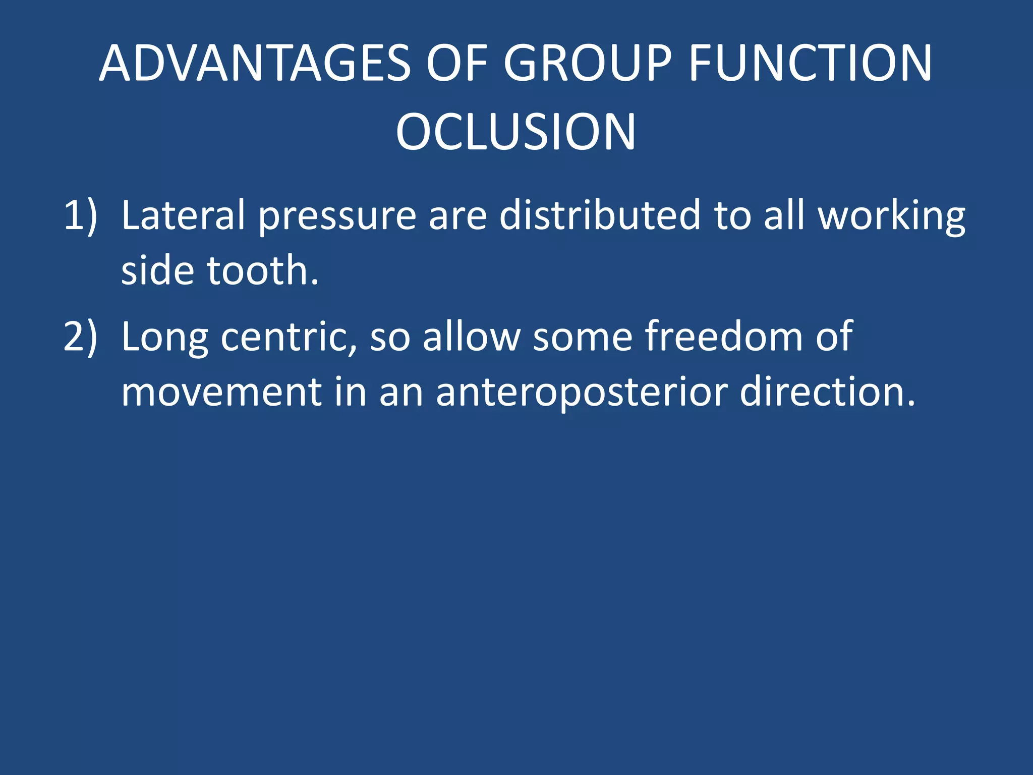 Occluion in prosthodontics lec 16 04-'13 | PPTX