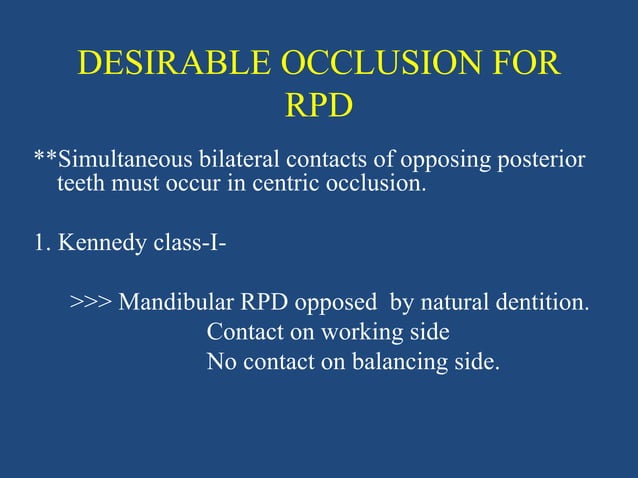 Occluion in prosthodontics lec 16 04-'13 | PPTX | Dental Health | Diseases and Conditions