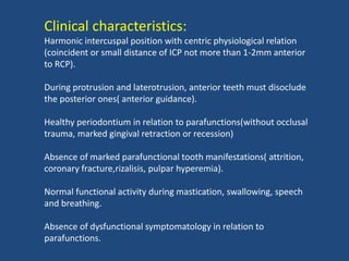Occluion in prosthodontics lec 16 04-'13 | PPTX