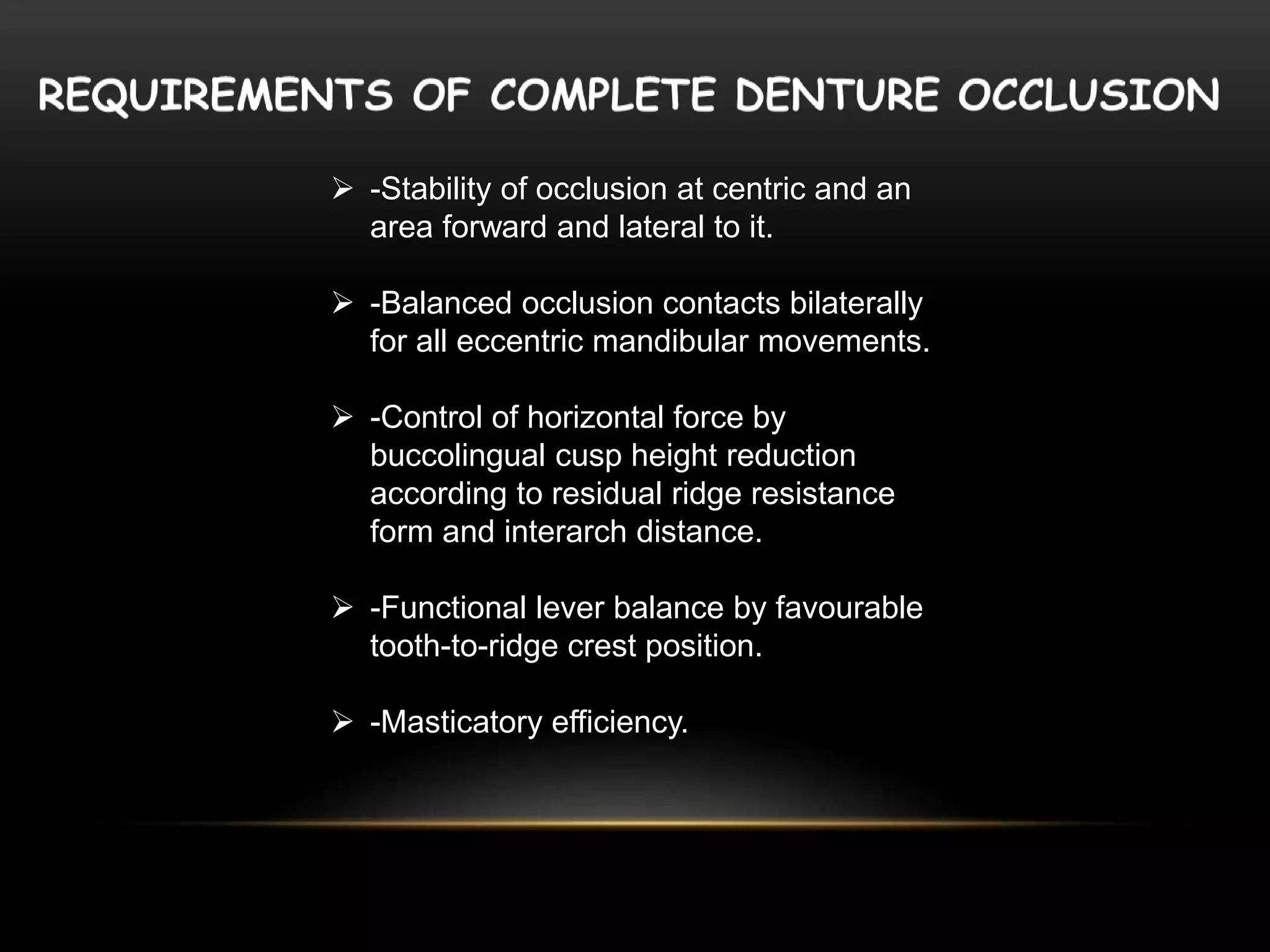 Occlusal adjustments in cd | PPTX | Dental Health | Diseases and Conditions
