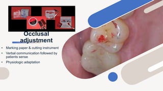 occlusal and prosthetic therapy final.pptx