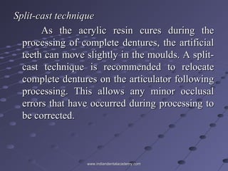 Occlusal considerations in rpd/endodontic courses | PPT