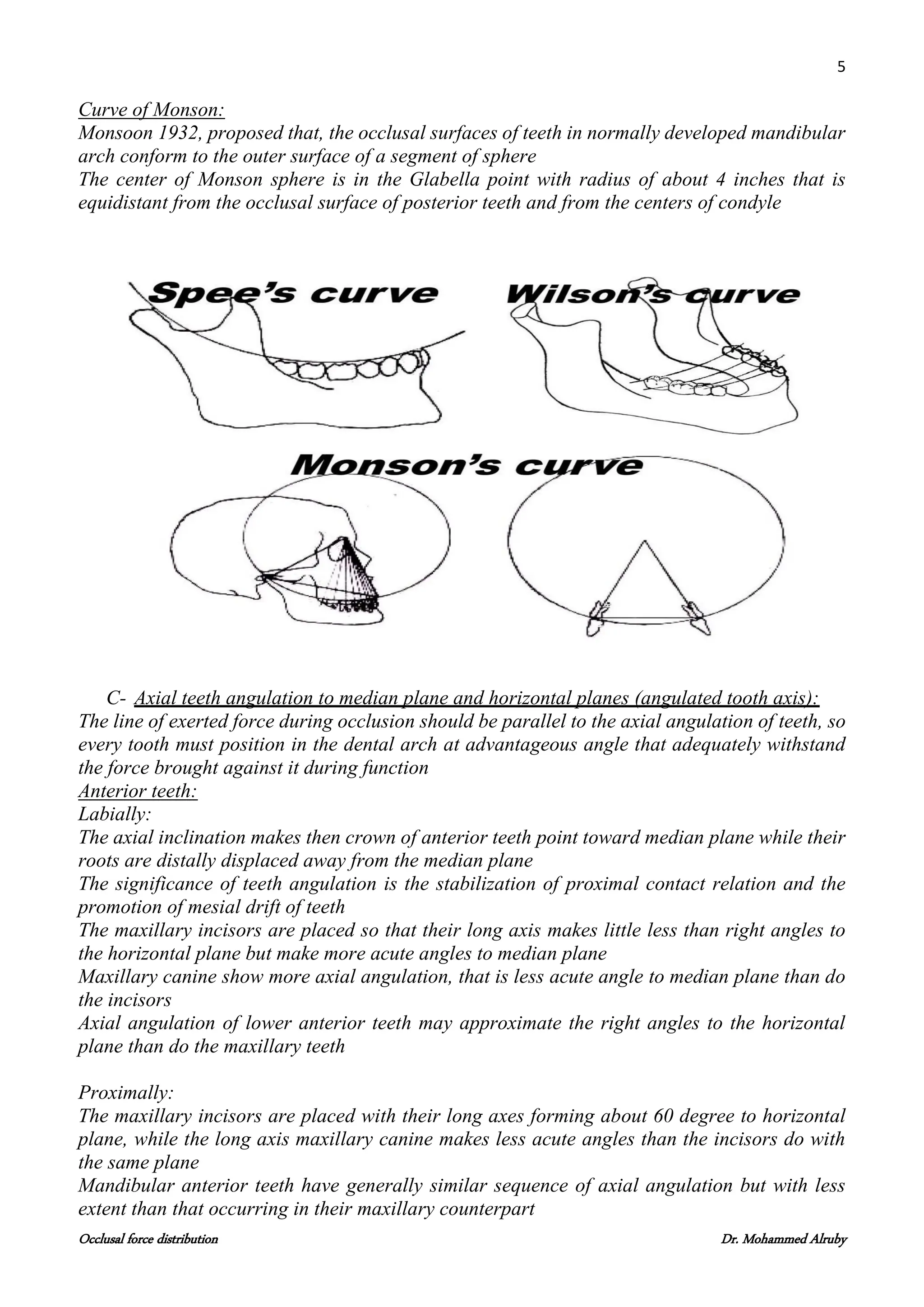 Occlusal force Distribution........... | PDF