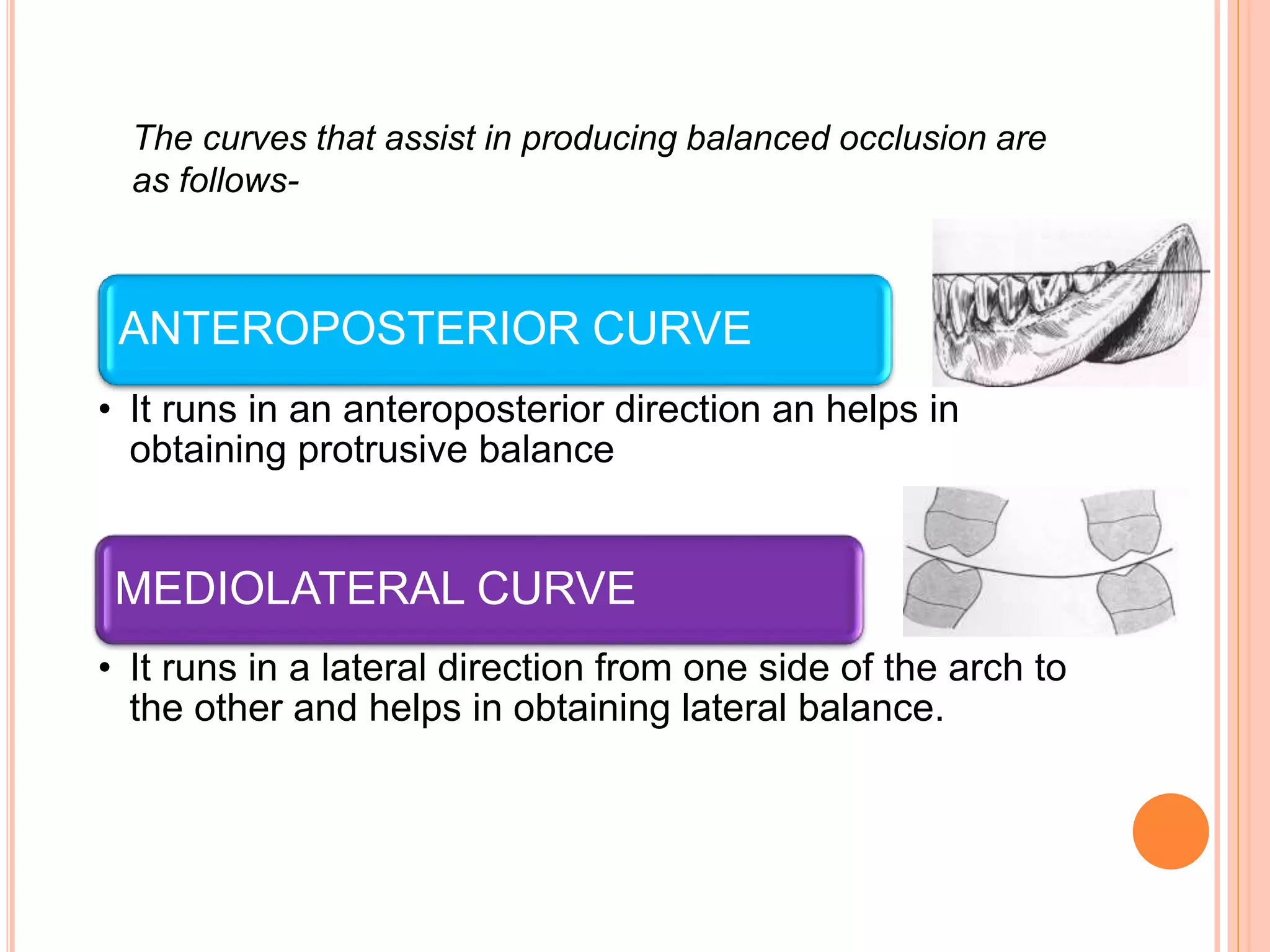 Occlusal planes and compensating curves | PPTX