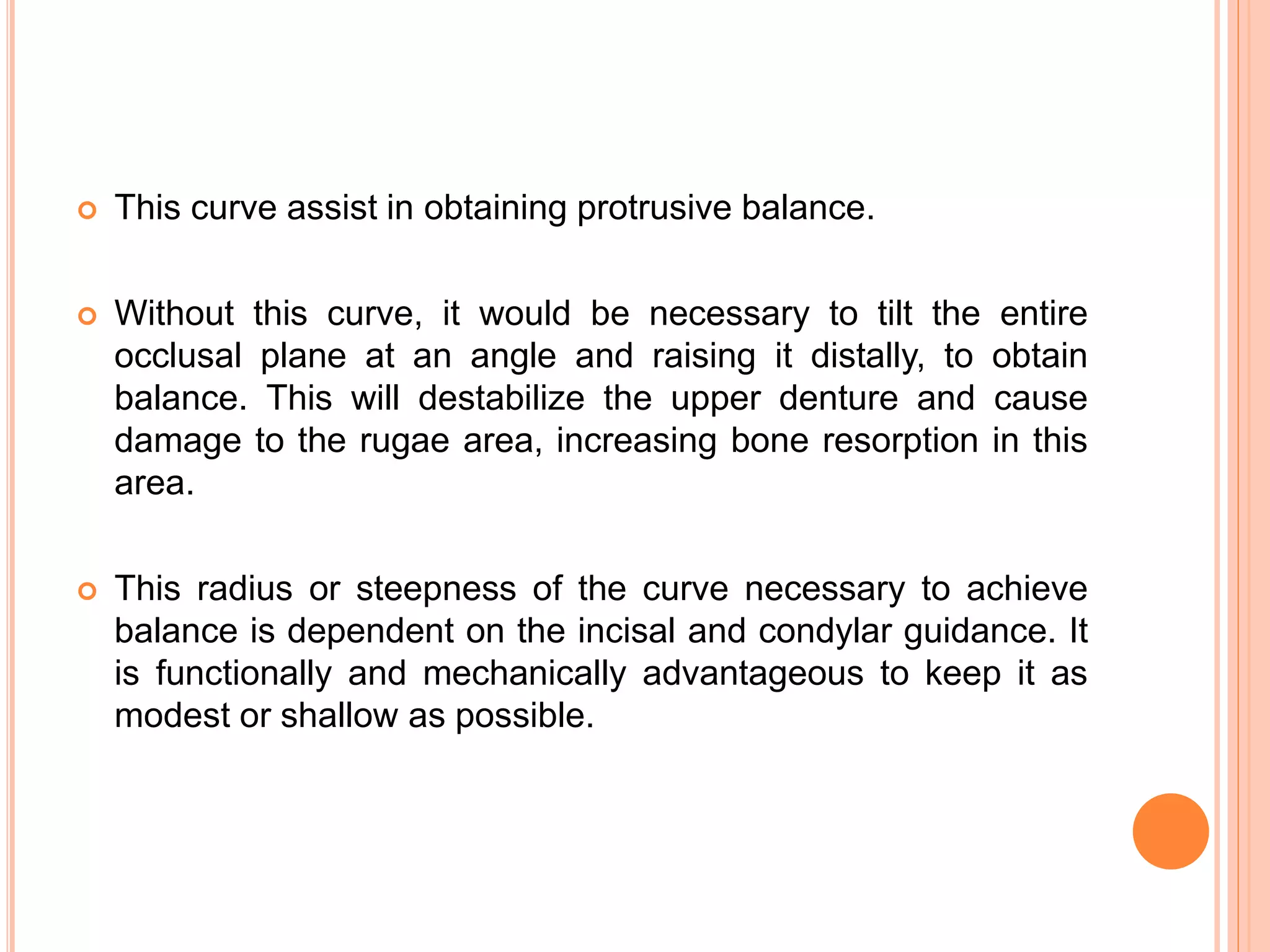 Occlusal planes and compensating curves | PPTX