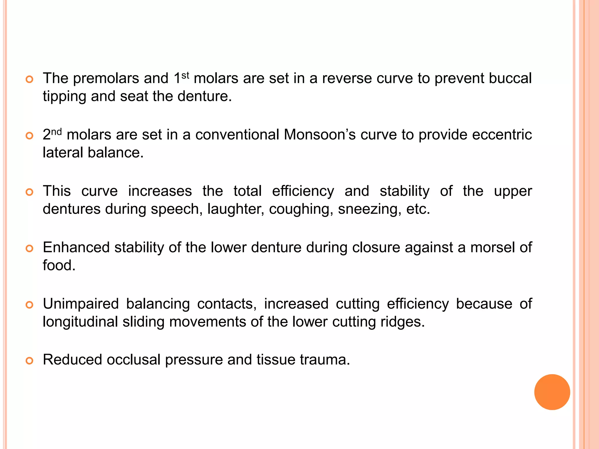 Occlusal planes and compensating curves | PPTX