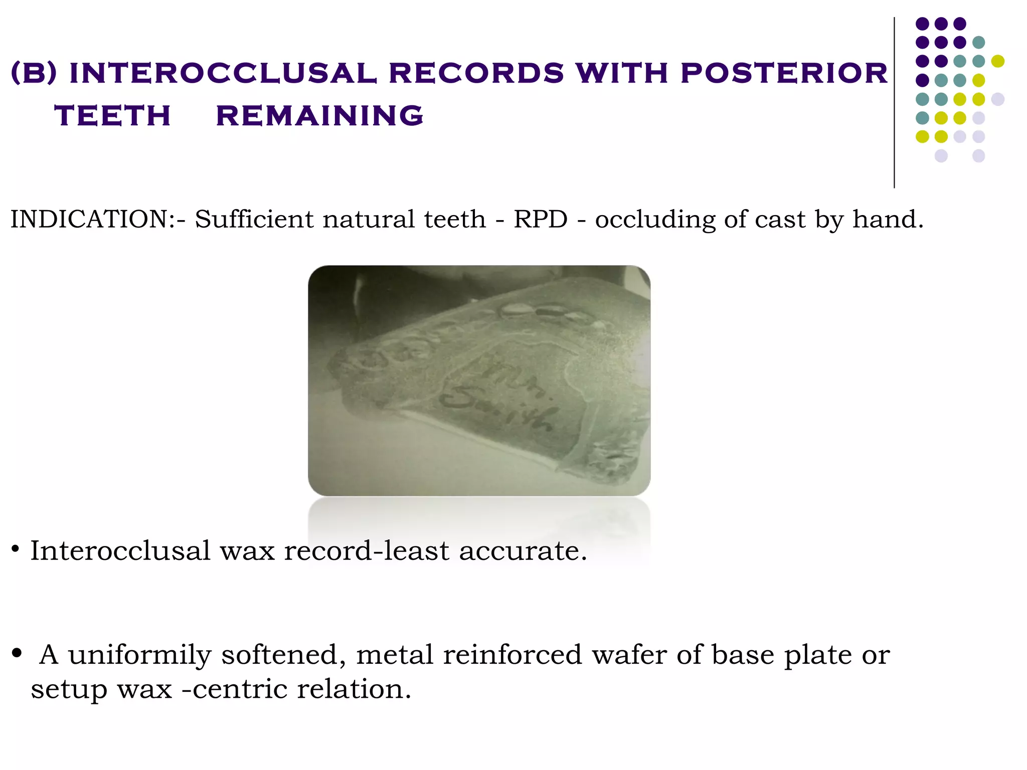 Occlusal relationship in_rpd__prostho_ | PPT