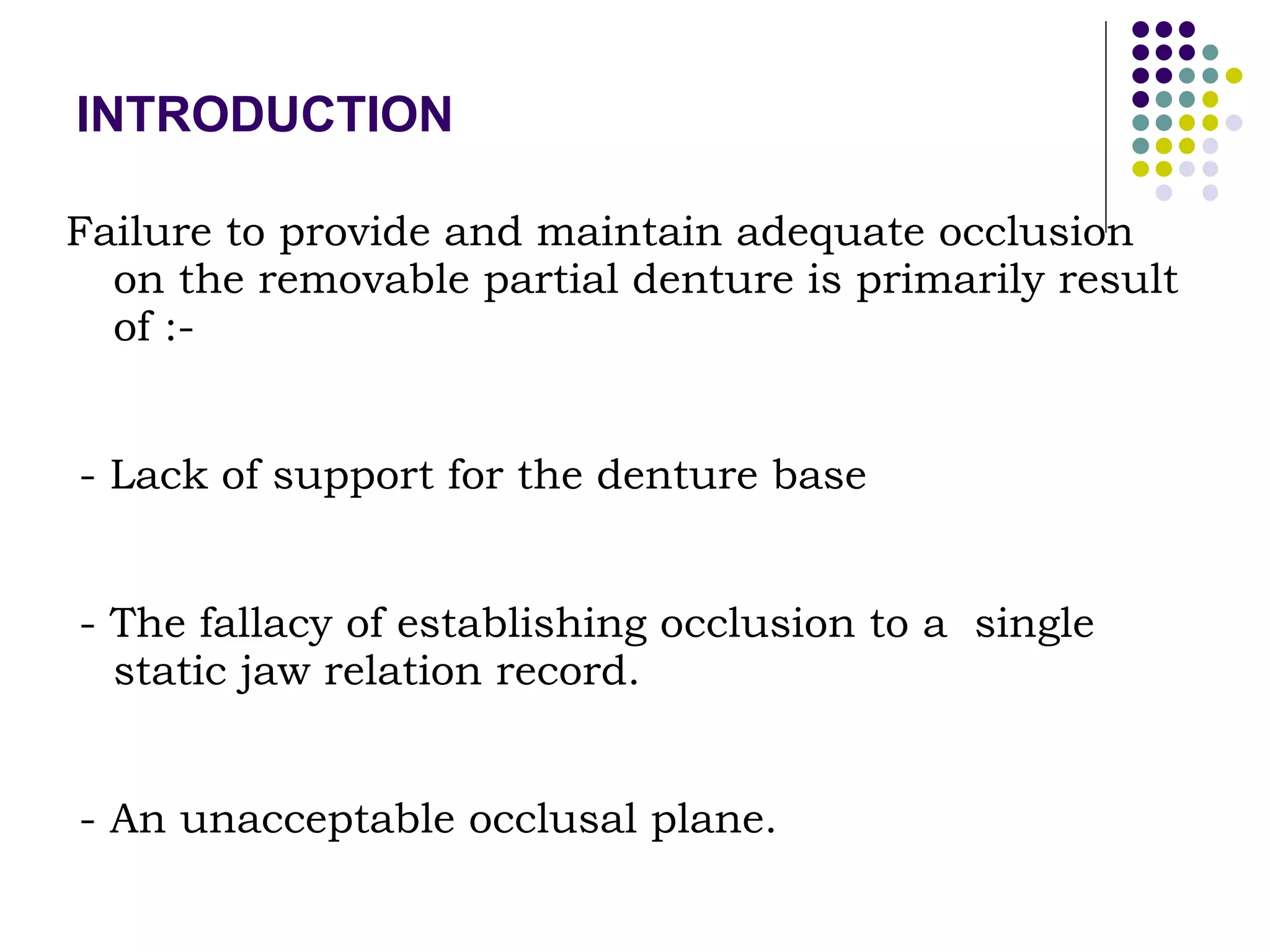Occlusal relationship in_rpd__prostho_ | PPT