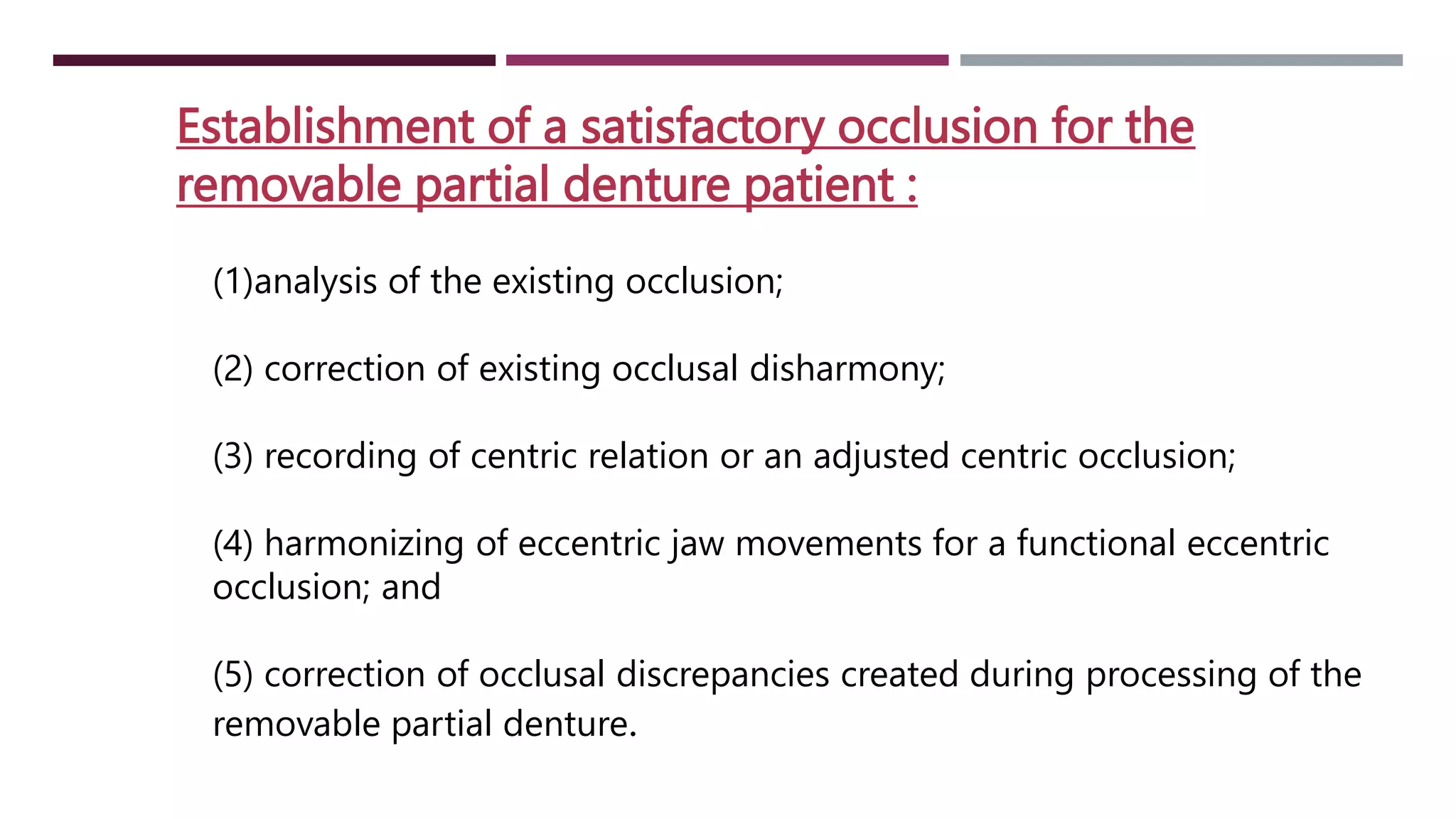 occlusal relationships for rpd -protik.pptx