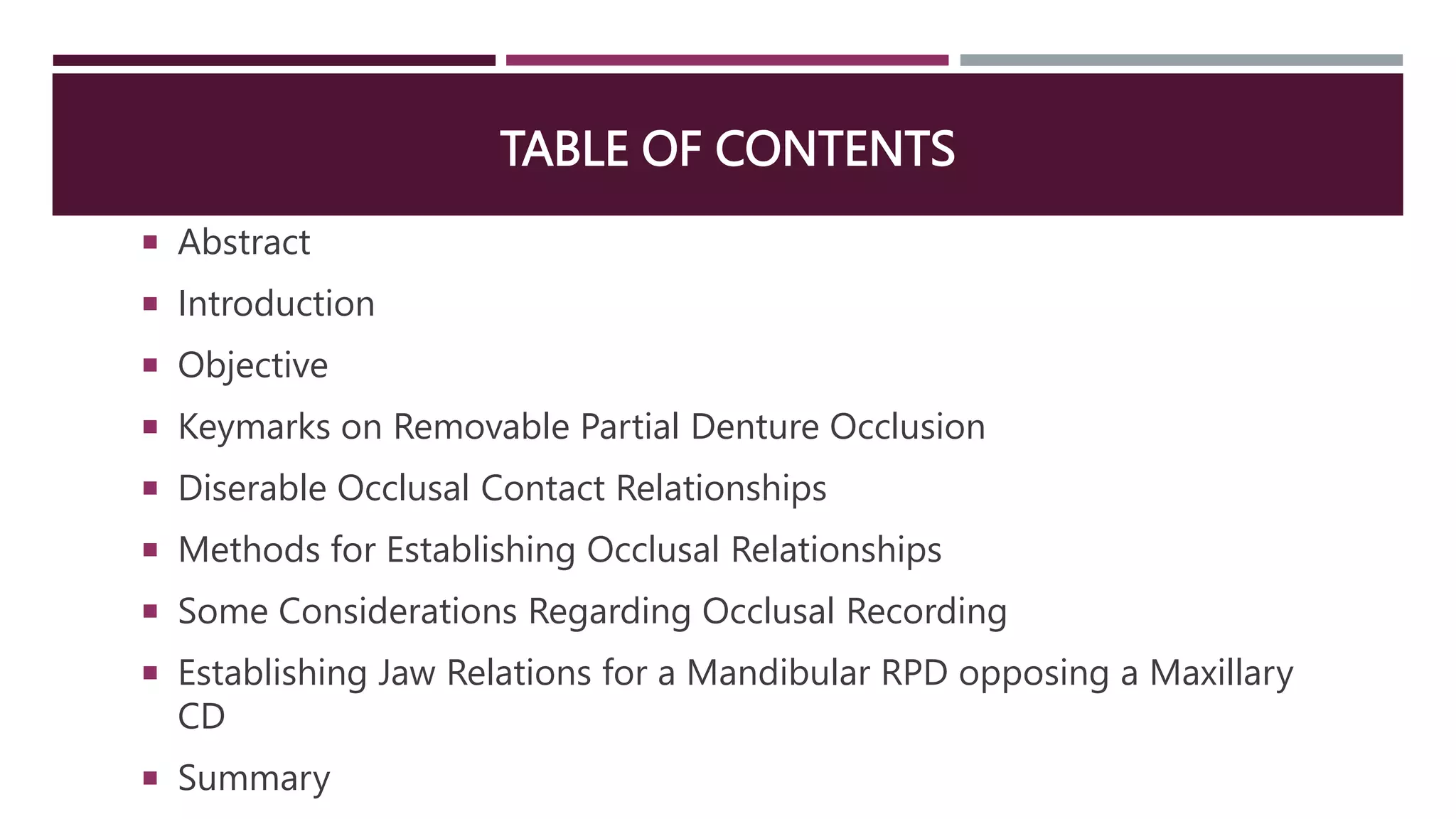 occlusal relationships for rpd -protik.pptx