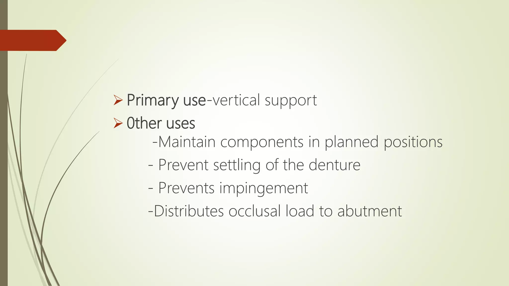 overview of occlusal rests and rest seats | PPTX