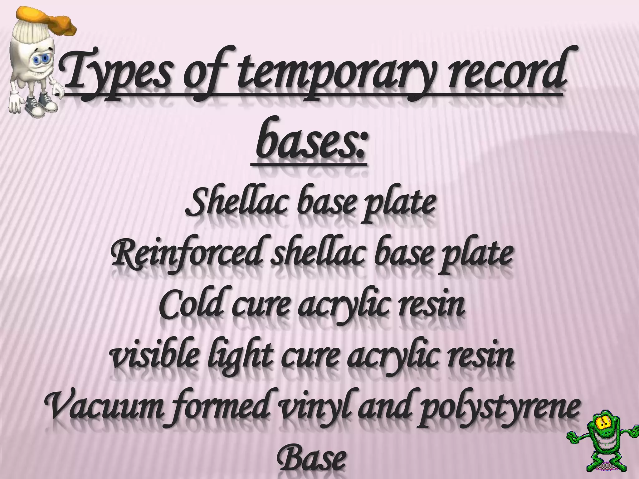 Record bases and Occlusal rims ppt | PPTX