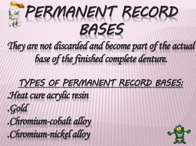 Record bases and Occlusal rims ppt | PPTX