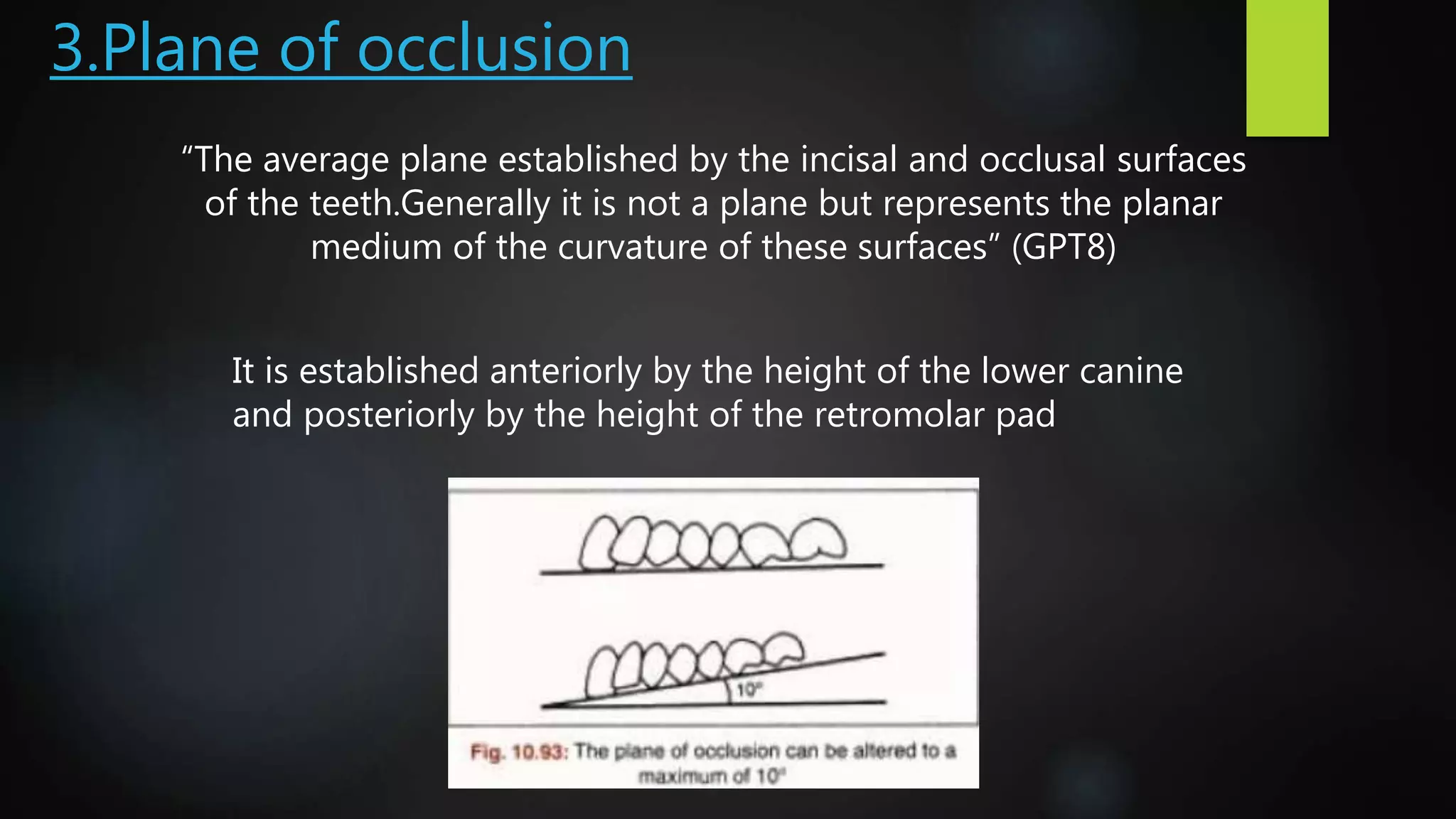 Occlusal schemes in complete denture | PPTX