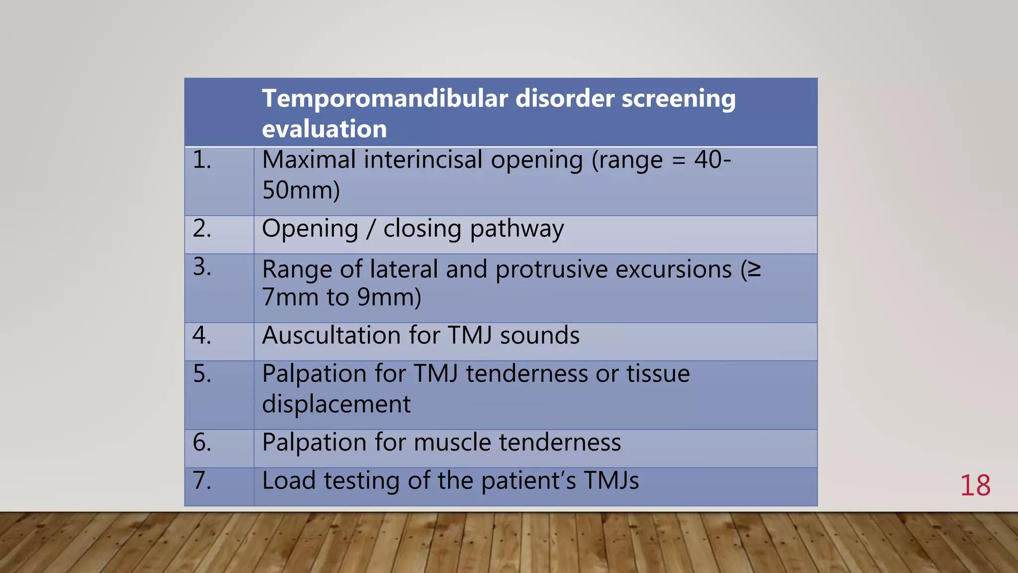 Occlusal evaluation and therapy | PPTX