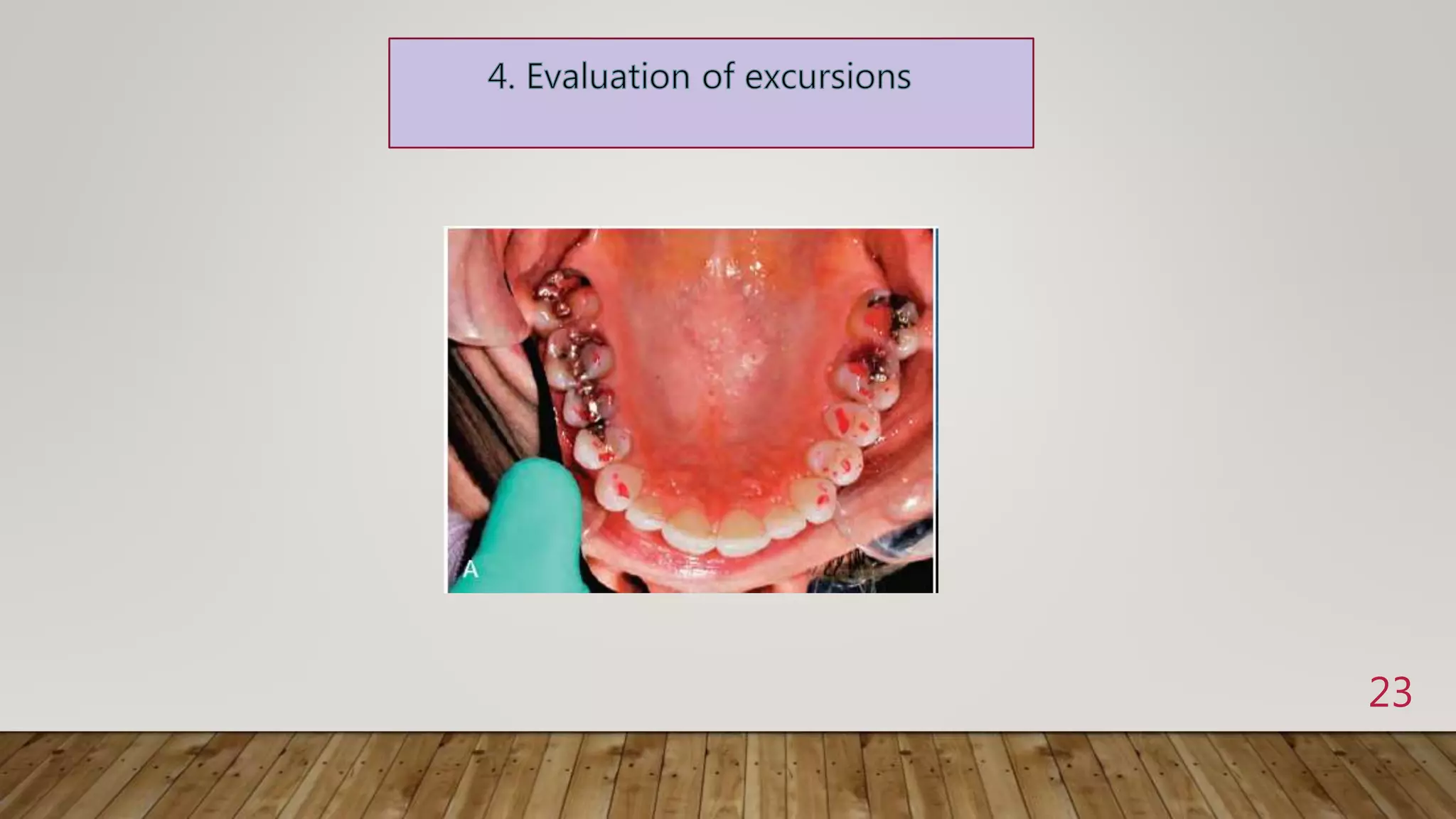 Occlusal evaluation and therapy | PPTX