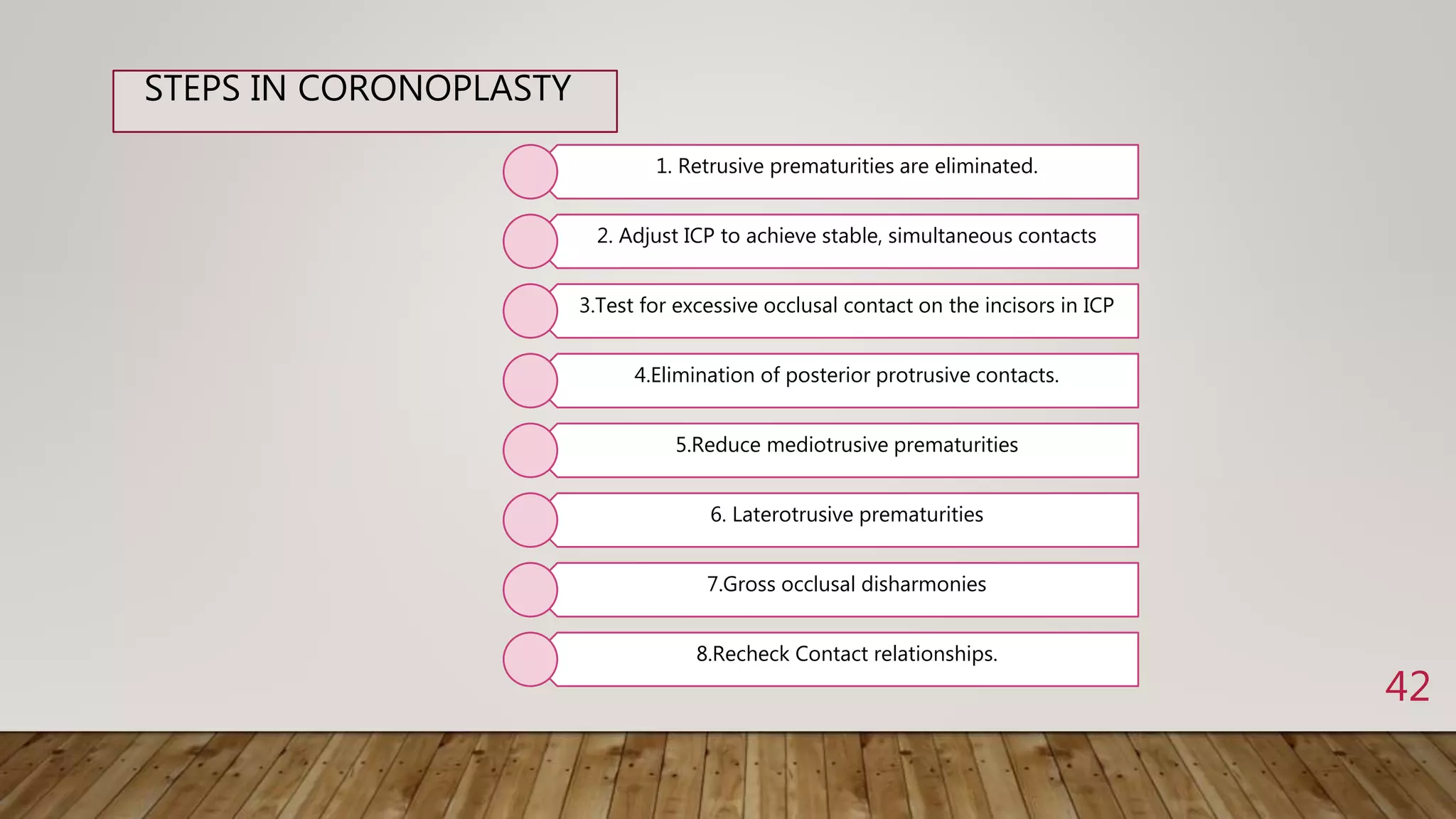 Occlusal evaluation and therapy | PPTX