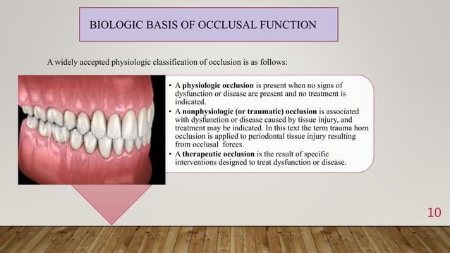 Occlusal evaluation and therapy | PPTX | Dental Health | Diseases and ...