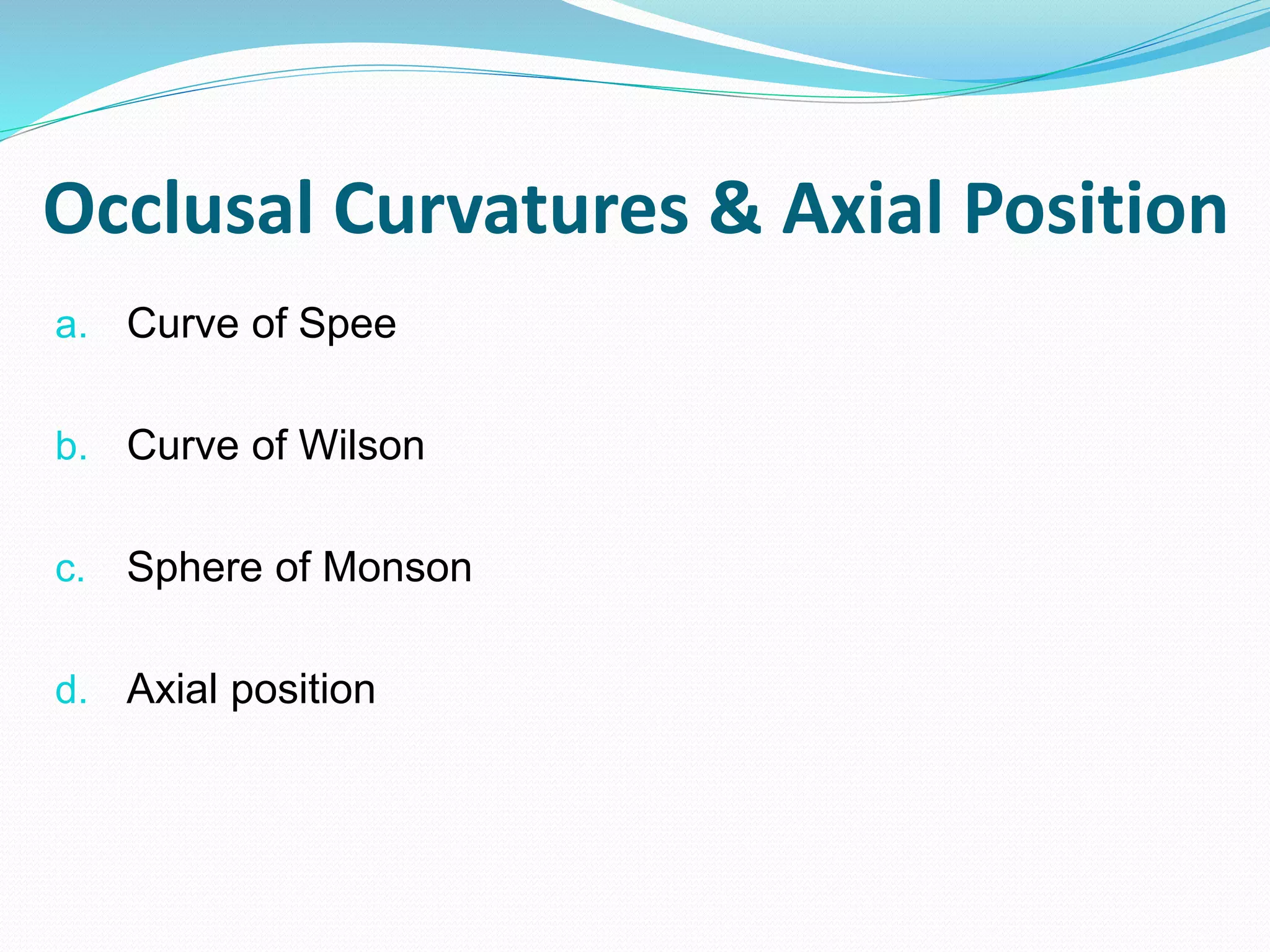Development of Occlusion | PPTX