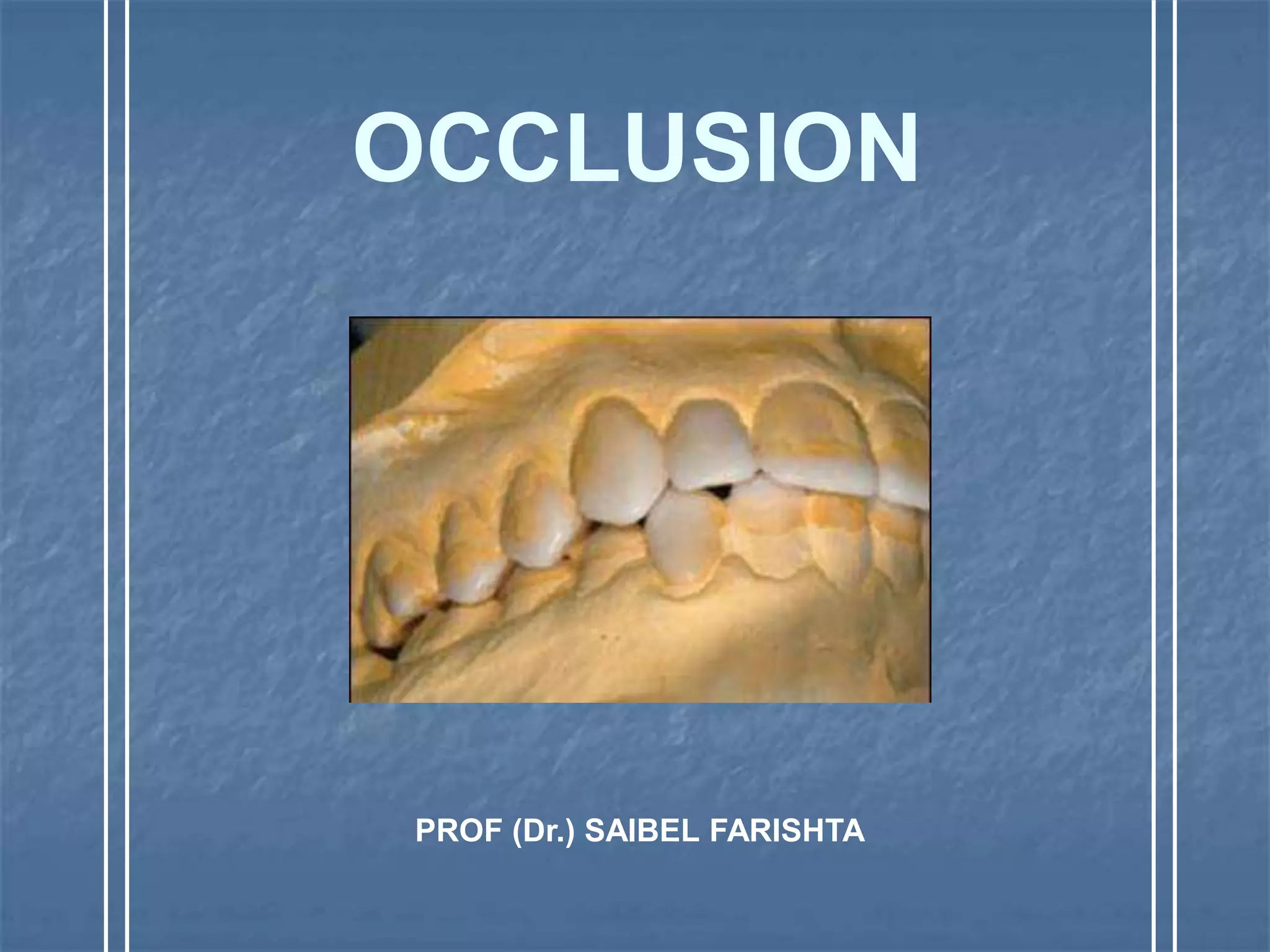 Occlusion | PPT