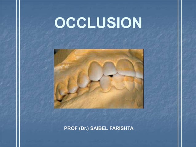 Occlusion | PPT