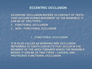 Occlusion | PPT