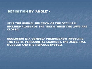 Occlusion | PPT