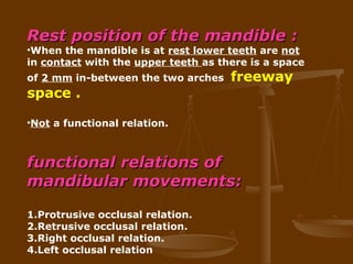 Dental Occlusion | PPT