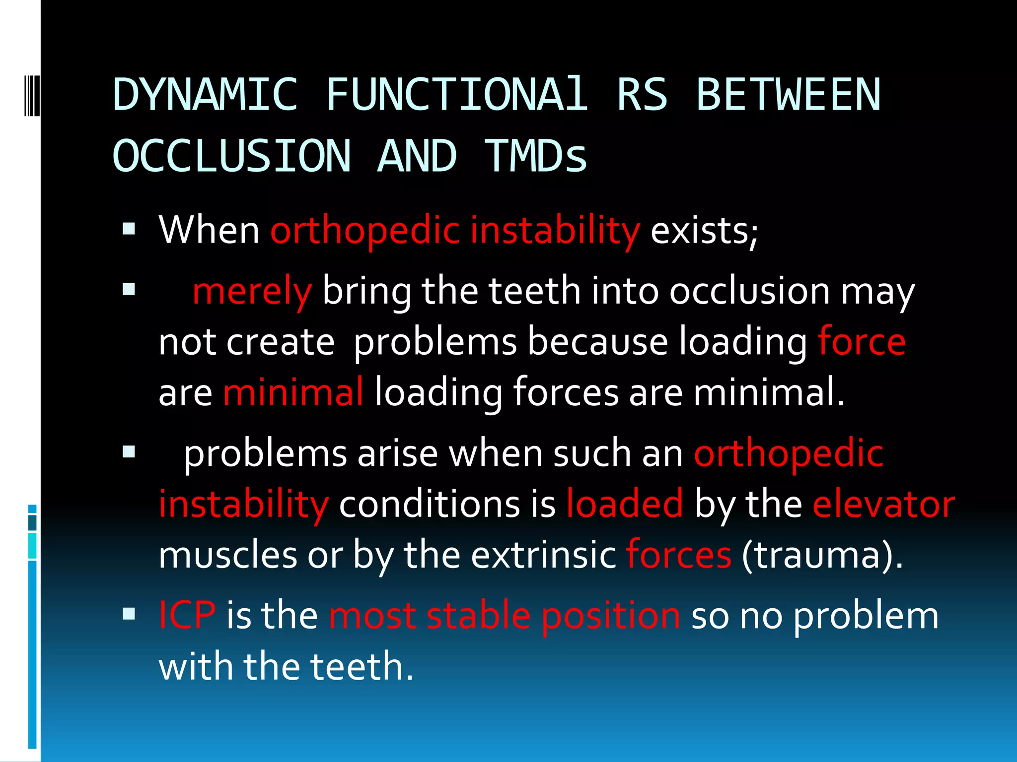 Occlusion and tmd | PPTX
