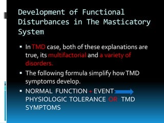 Occlusion and tmd | PPTX