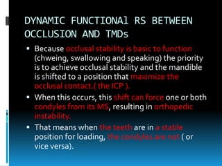 Occlusion and tmd | PPTX