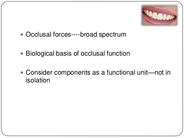 Occlusion basic