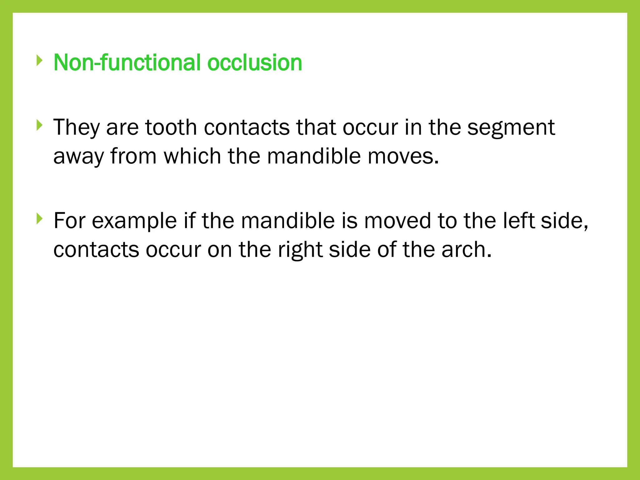 Occlusion – Basic concepts presentation | PPT