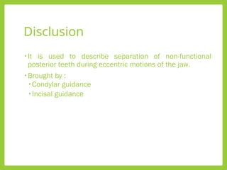 Occlusion – Basic concepts presentation | PPT