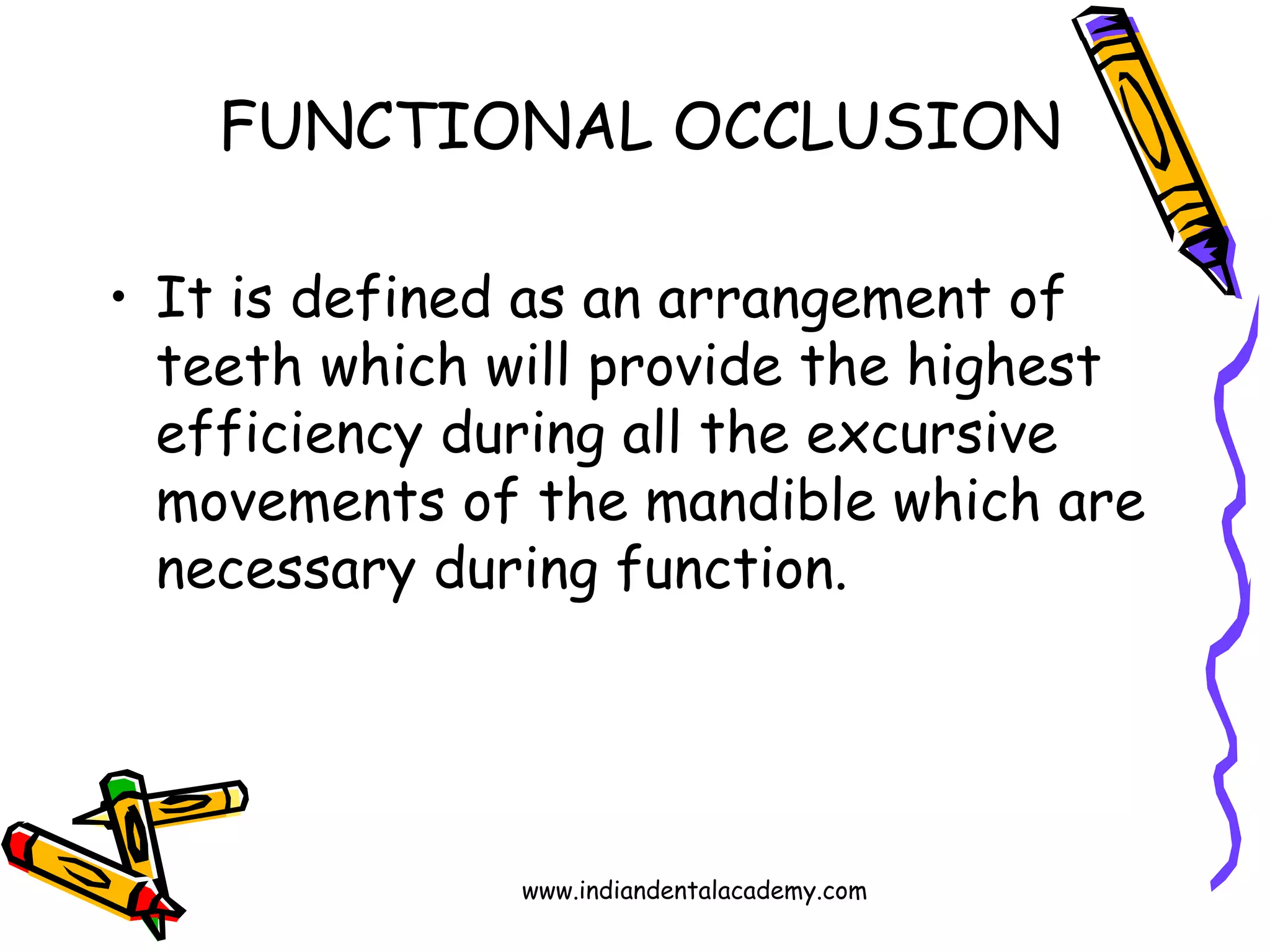 Occlusion basics | PPT