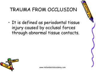 Occlusion basics | PPT