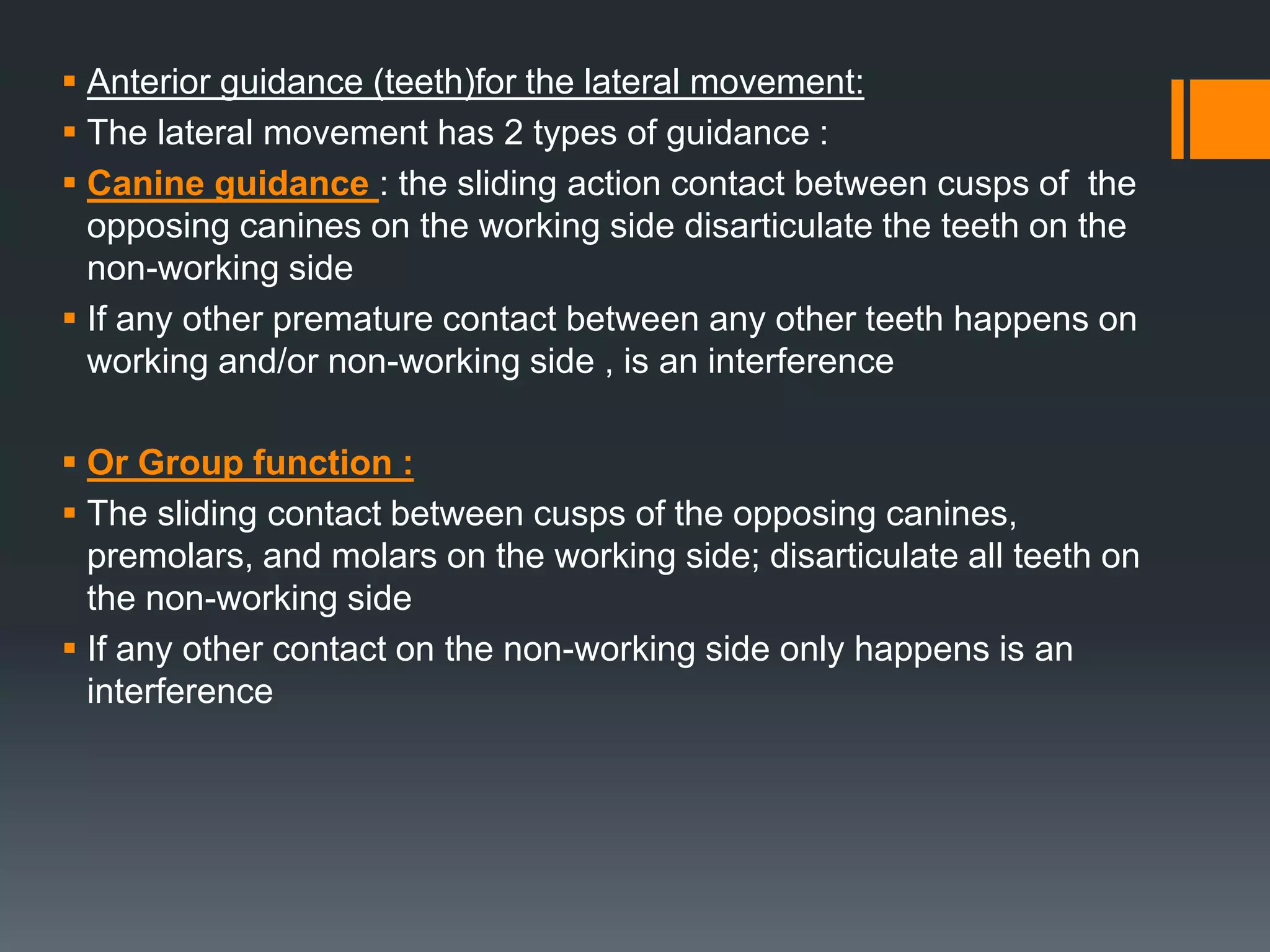 Occlusion for prosthodontics | PPTX