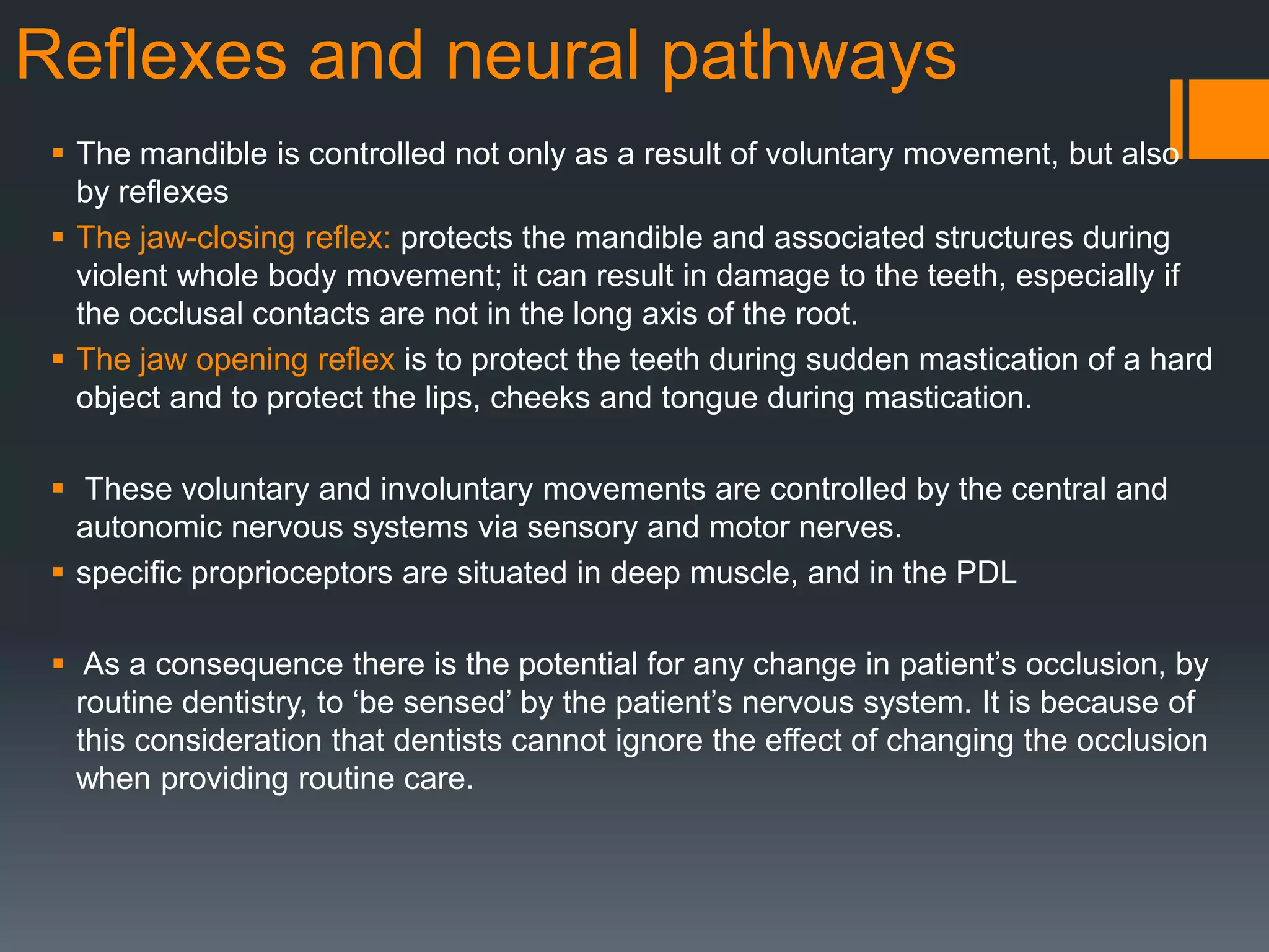 Occlusion for prosthodontics | PPTX