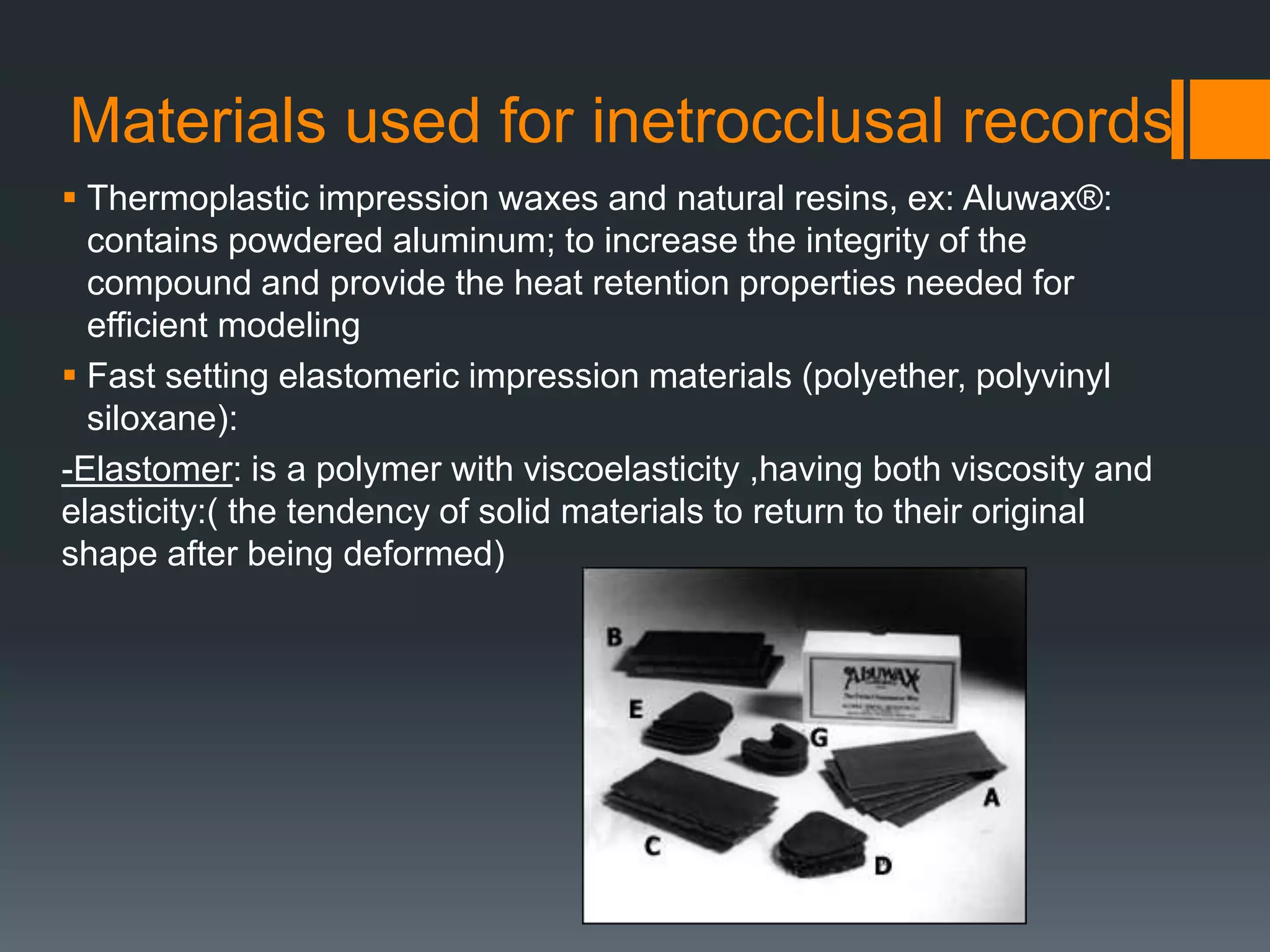 Occlusion for prosthodontics | PPTX