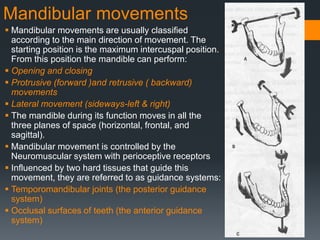 Occlusion for prosthodontics | PPTX
